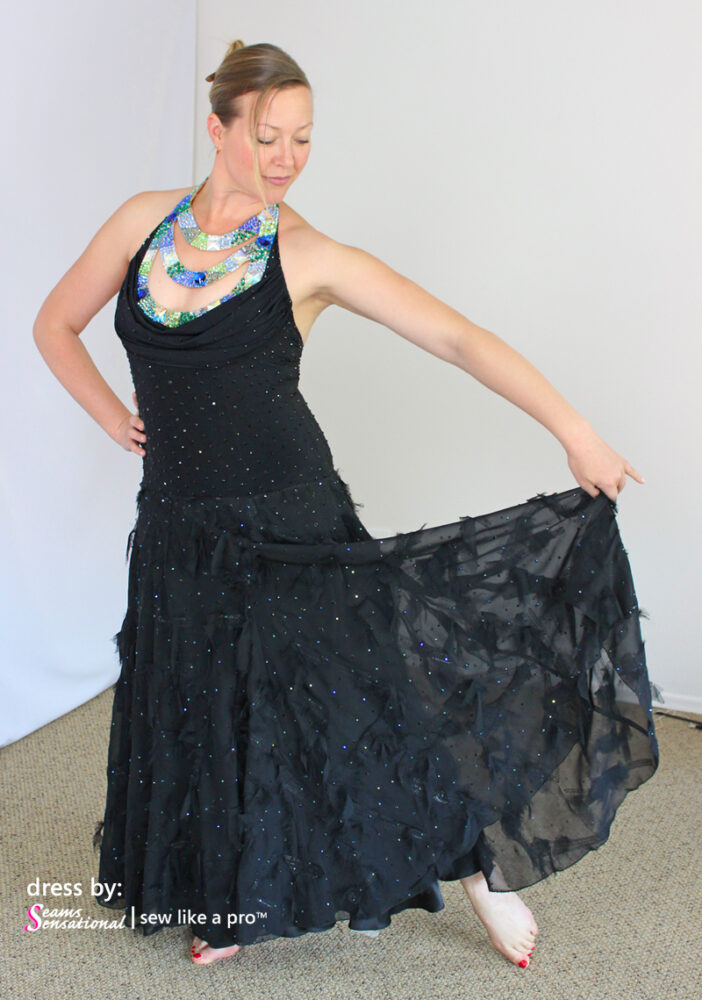 Add Sleeves to a Dancesport Ballgown - Seams Sensational - Sew Like A Pro™